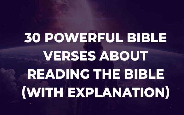 30 Powerful Bible Verses About Reading The Bible (With Explanation ...