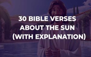30 Bible Verses About The Sun (With Explanation) - Bible Study For You