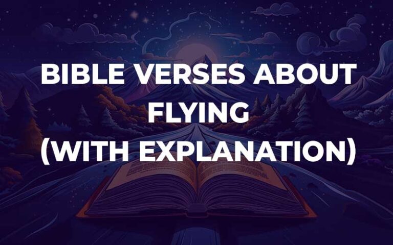 30 Powerful Bible Verses About Flying (With Commentary) - Bible Study ...