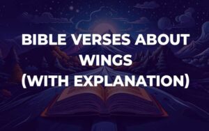 30 Powerful Bible Verses About Wings (With Commentary) - Bible Study For You