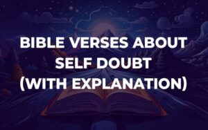 30 Powerful Bible Verses About Self Doubt (With Commentary) - Bible ...